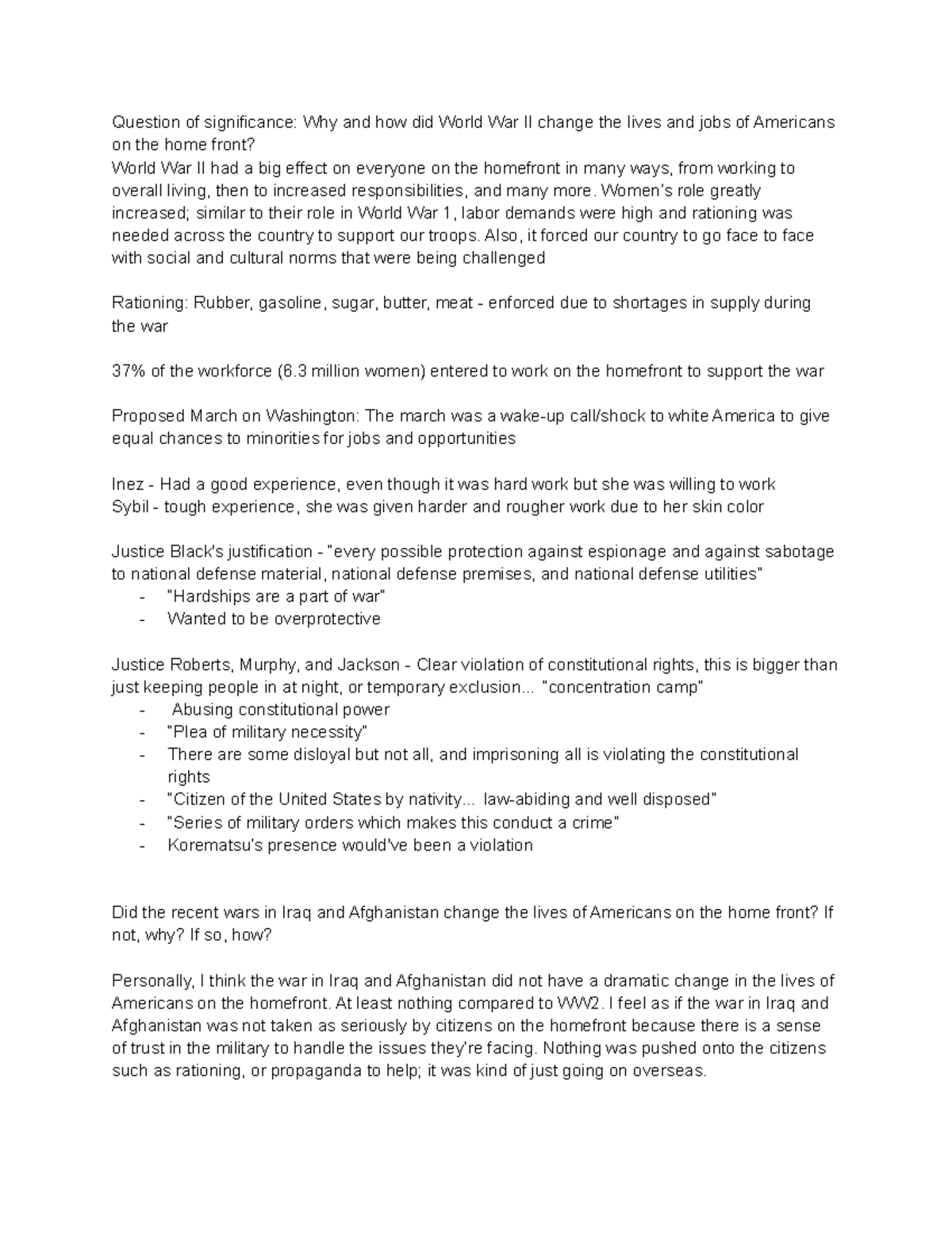 Discussion Notes - Dicussion #9 - Question of significance: Why and how ...