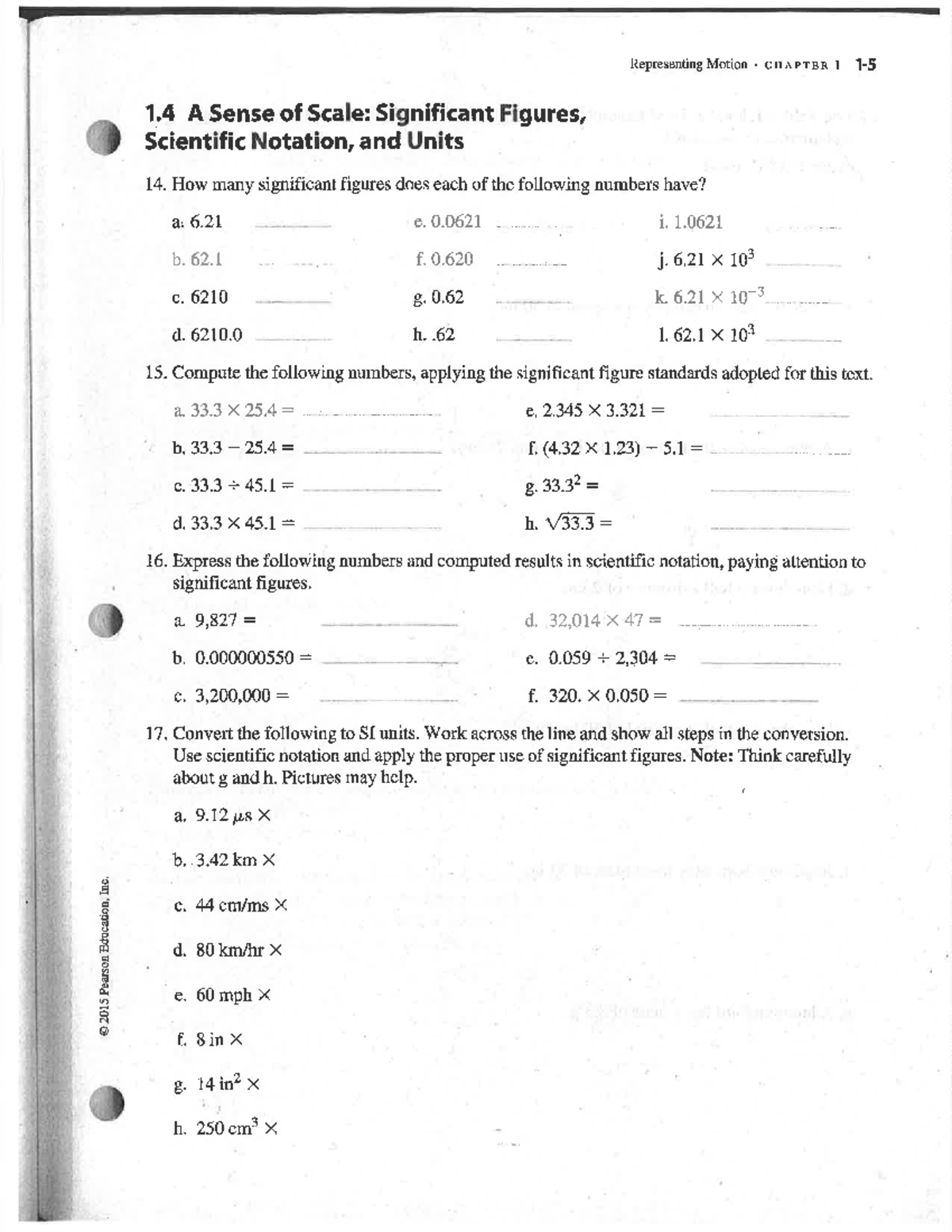 Sig Figs Sci Not Units Wkbk-2 - PHYSICS 235 - Studocu