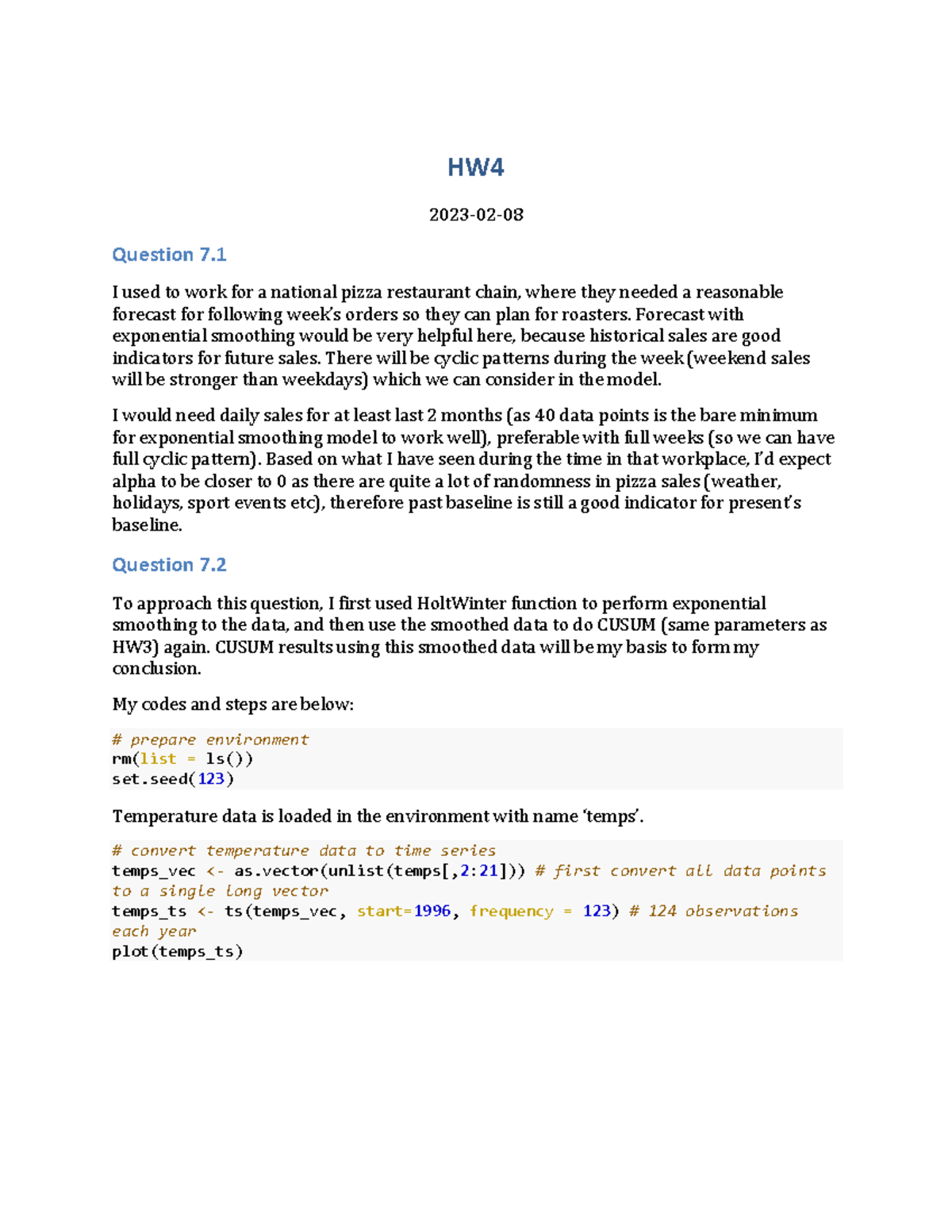 HW4 - N/A - ISYE 6501 - Georgia Tech - Studocu