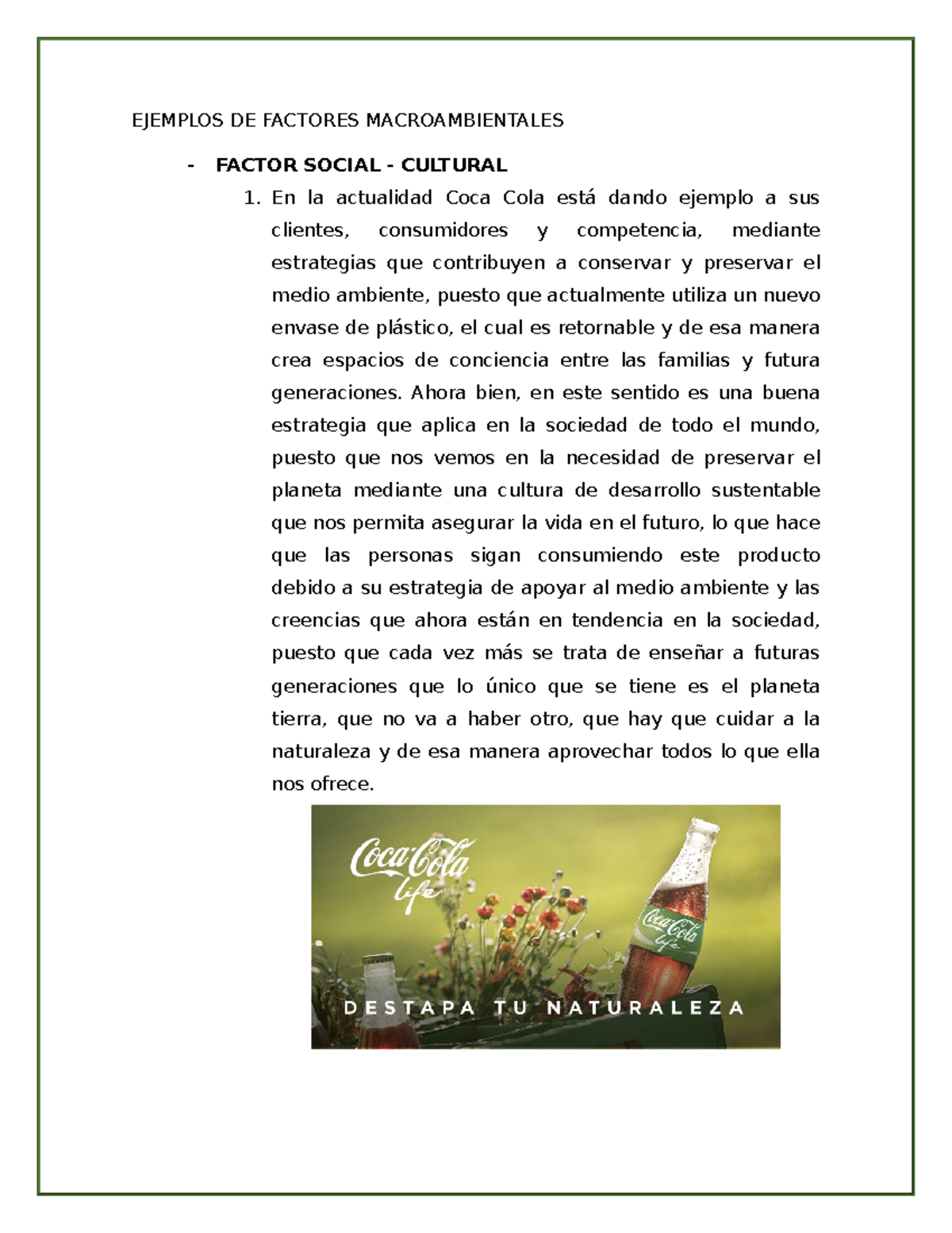 Ejemplos DE Factores Social Cultural - EJEMPLOS DE FACTORES ...