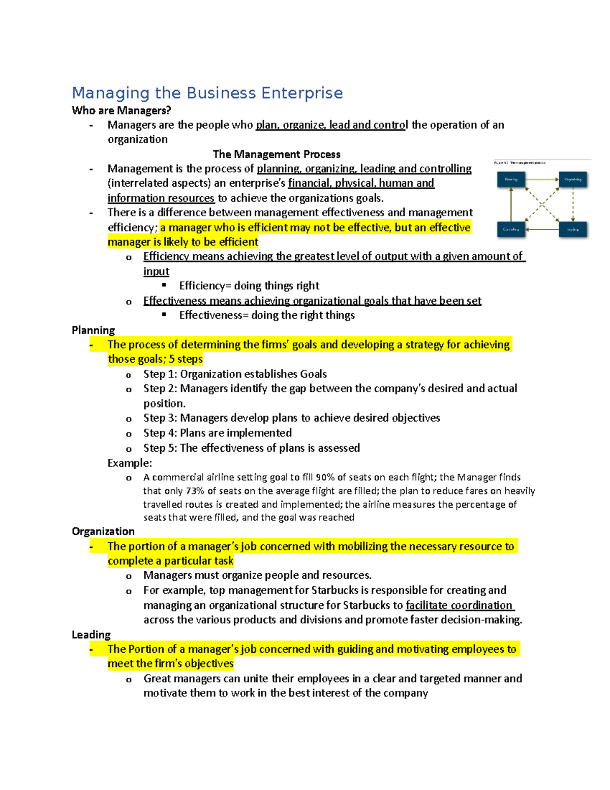 Chapter 6 ADM 1100 - lecture - Managing the Business Enterprise Who are ...