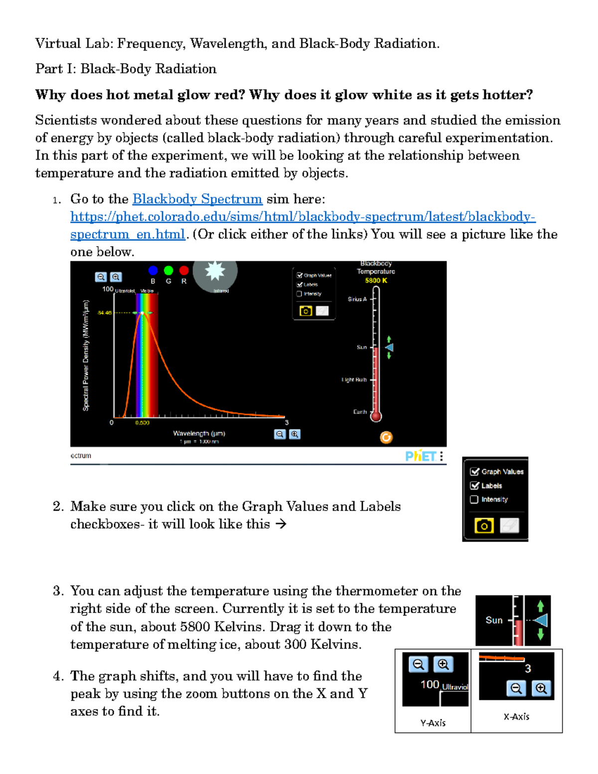 Virtual Lab- Waves and Blackbody Radiation - Virtual Lab: Frequency ...