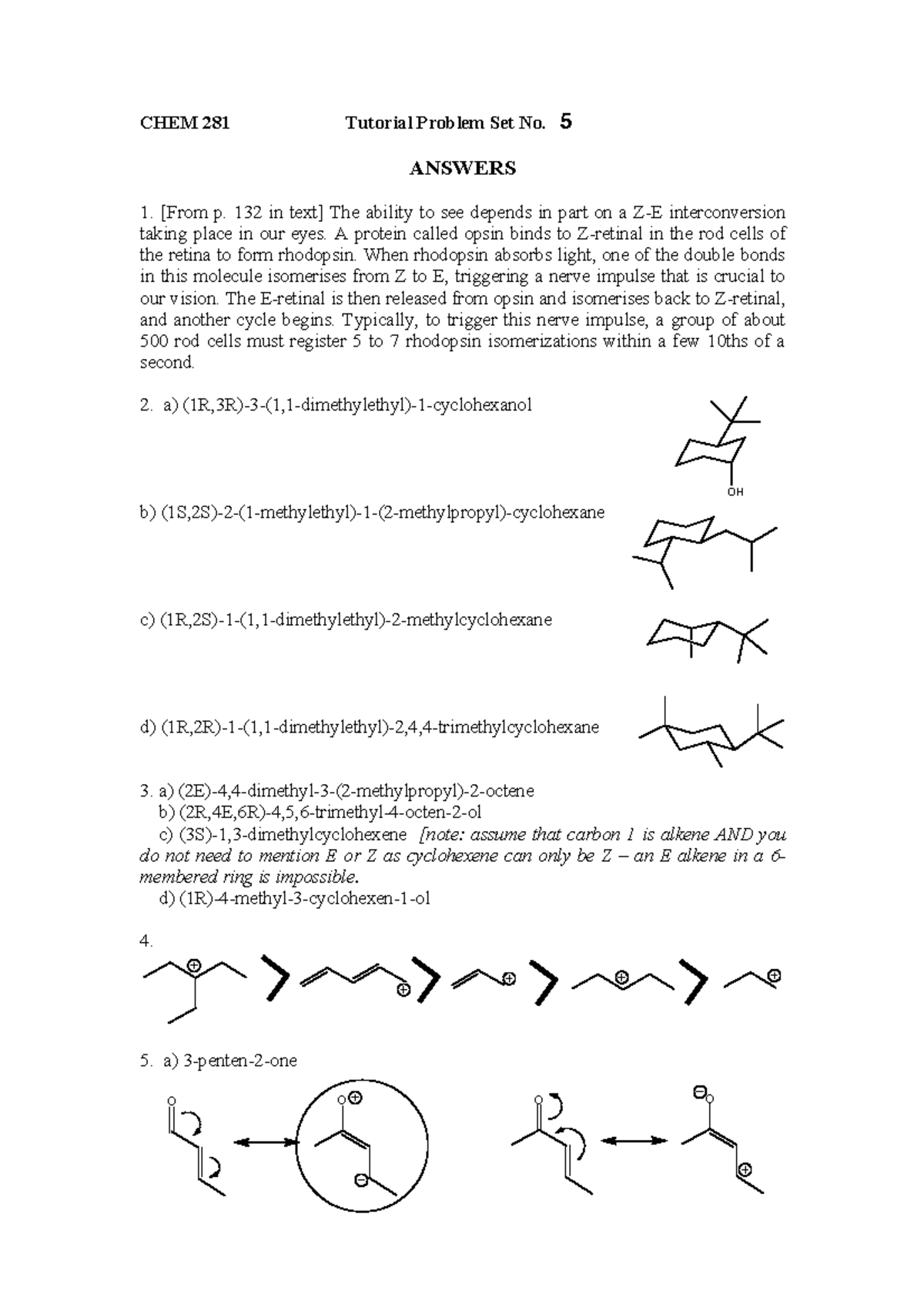 Tutorial 5A - CHEM 281 Tutorial Problem Set No. 45 ANSWERS 1. [From p. 132 in text] The ability ...