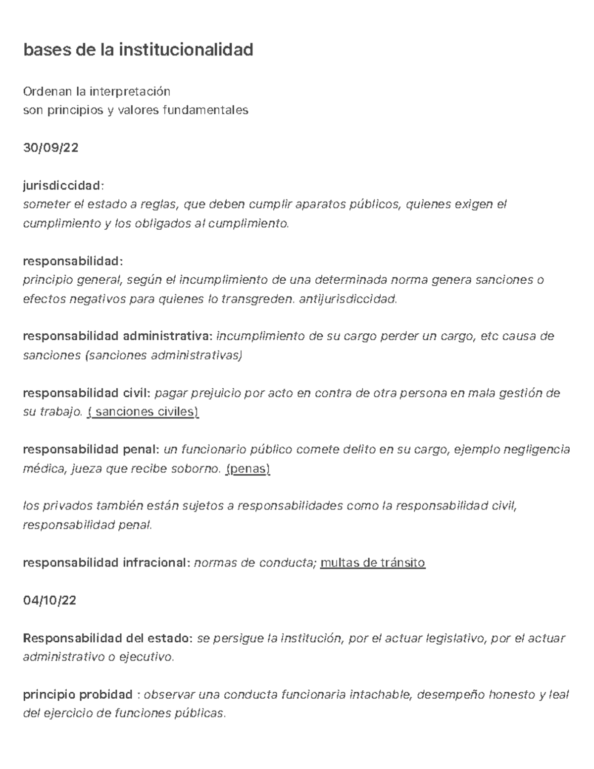 Bases de la institucionalidad - bases de la institucionalidad Ordenan ...