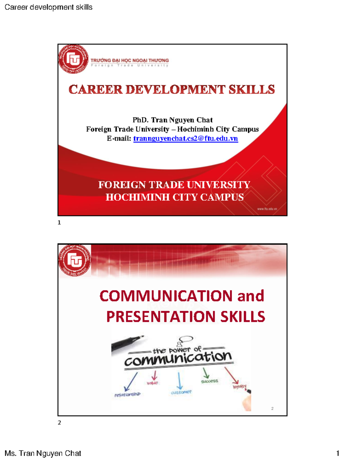 2024 Chapter 7 - Communication and Presentation - preclass - 1 PhD ...