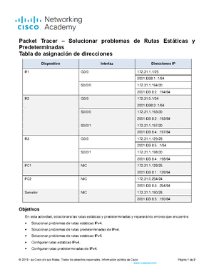IPV6 LAB CISCO EJERCICIOS - EA FE80:: 2001:0DB9:F000:: Hexadecimal ...