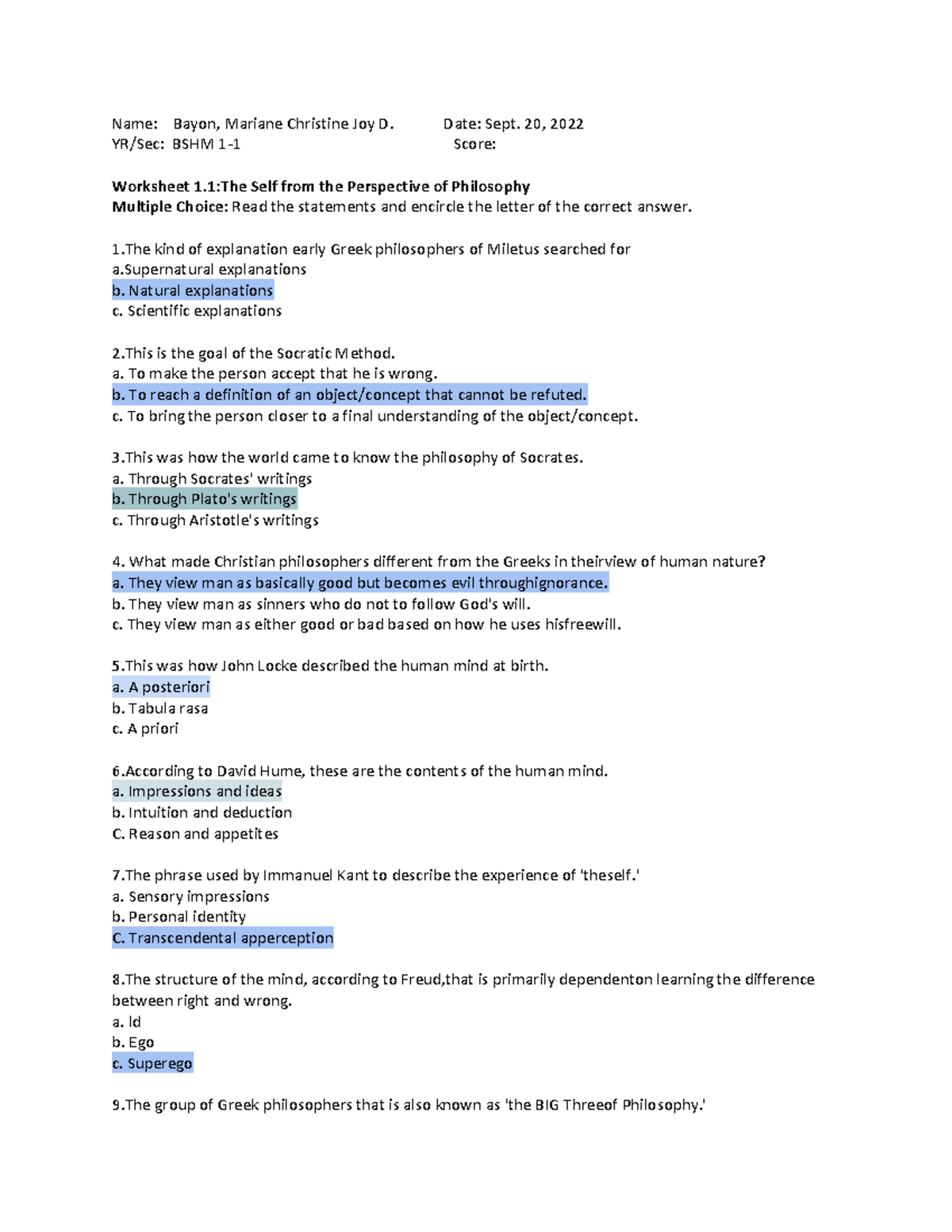 Activity 1( UTS)- Bayon - Name: Bayon, Mariane Christine Joy D. Date ...