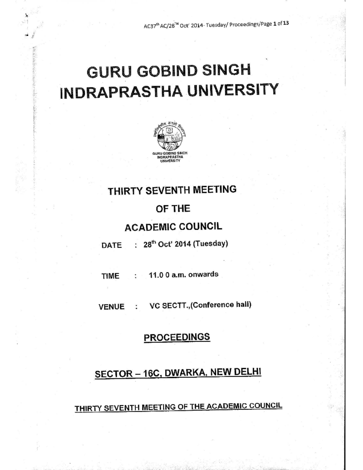 035 2014 - Updated syllabus of GGSIPU - Guru University Bachelor ...
