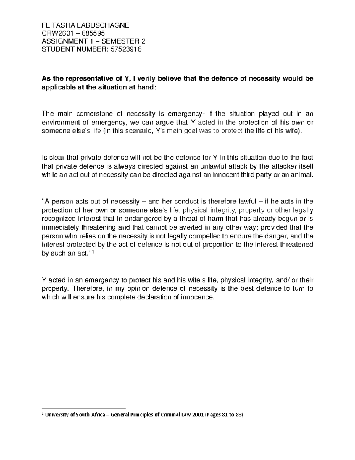 CRW2601 - 685595 - aSSIGNMENT - Warning: TT: undefined function: 32 Warning: TT: undefined ...