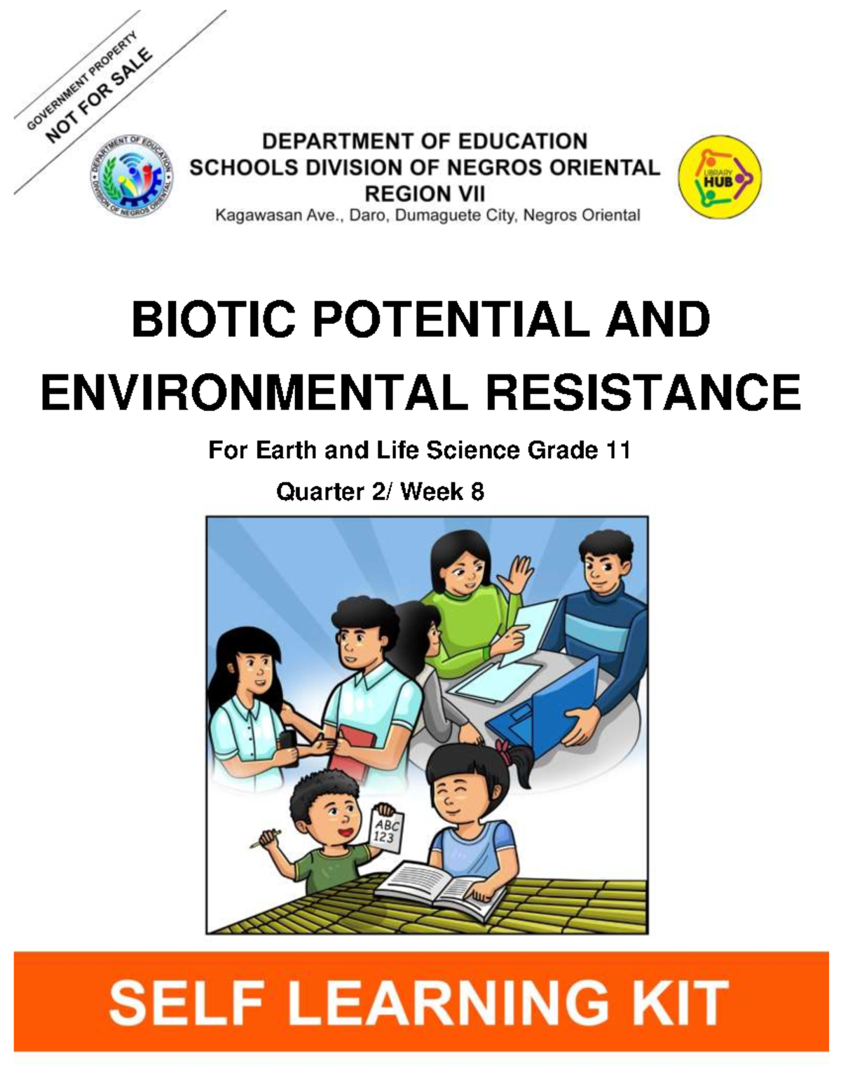 Earthlife Science Q2 Week 8 edited - BIOTIC POTENTIAL AND ENVIRONMENTAL ...