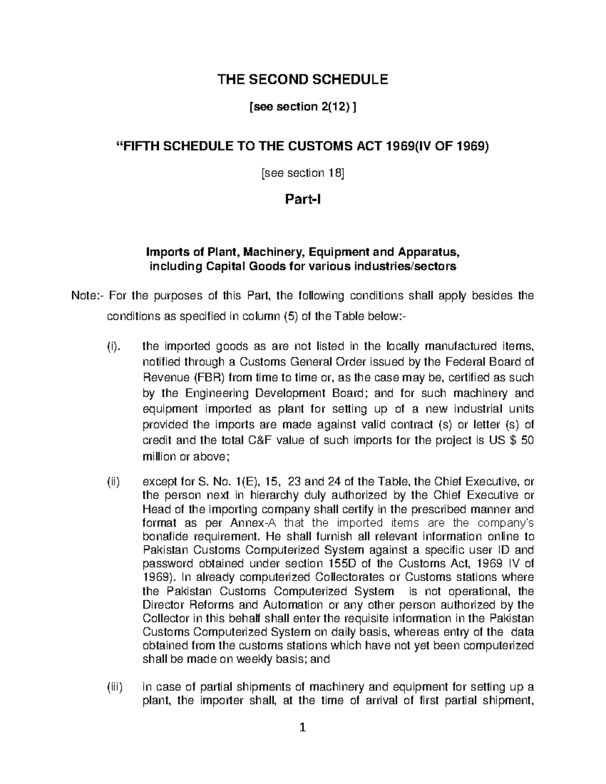 Fifth Schedule - Financial Lectures & Notes - THE SECOND SCHEDULE [see ...