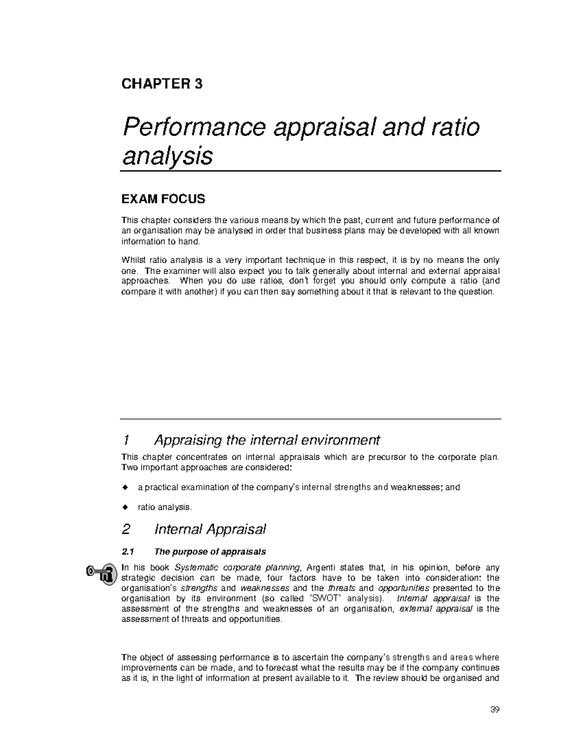 Chapter 3-Performance Appraisal and Ratio Analysis - CHAPTER 3 ...