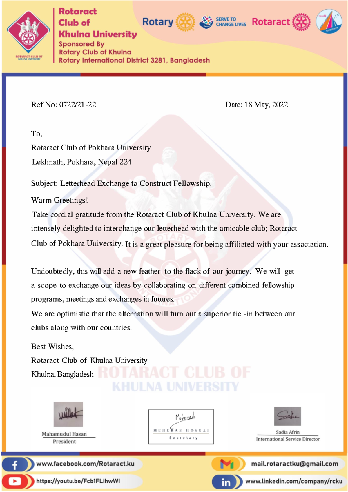 Pokhara university-converted - Ref No: 0722/21 -22 Date: 18 May, 2022 ...