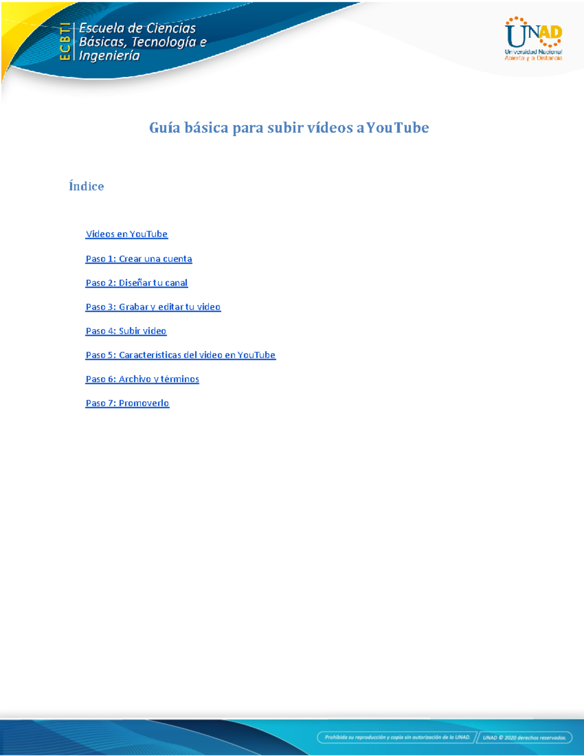 Anexo 3 - Guia Basica de Publicación de Video You Tube - GuÌa b·sica ...
