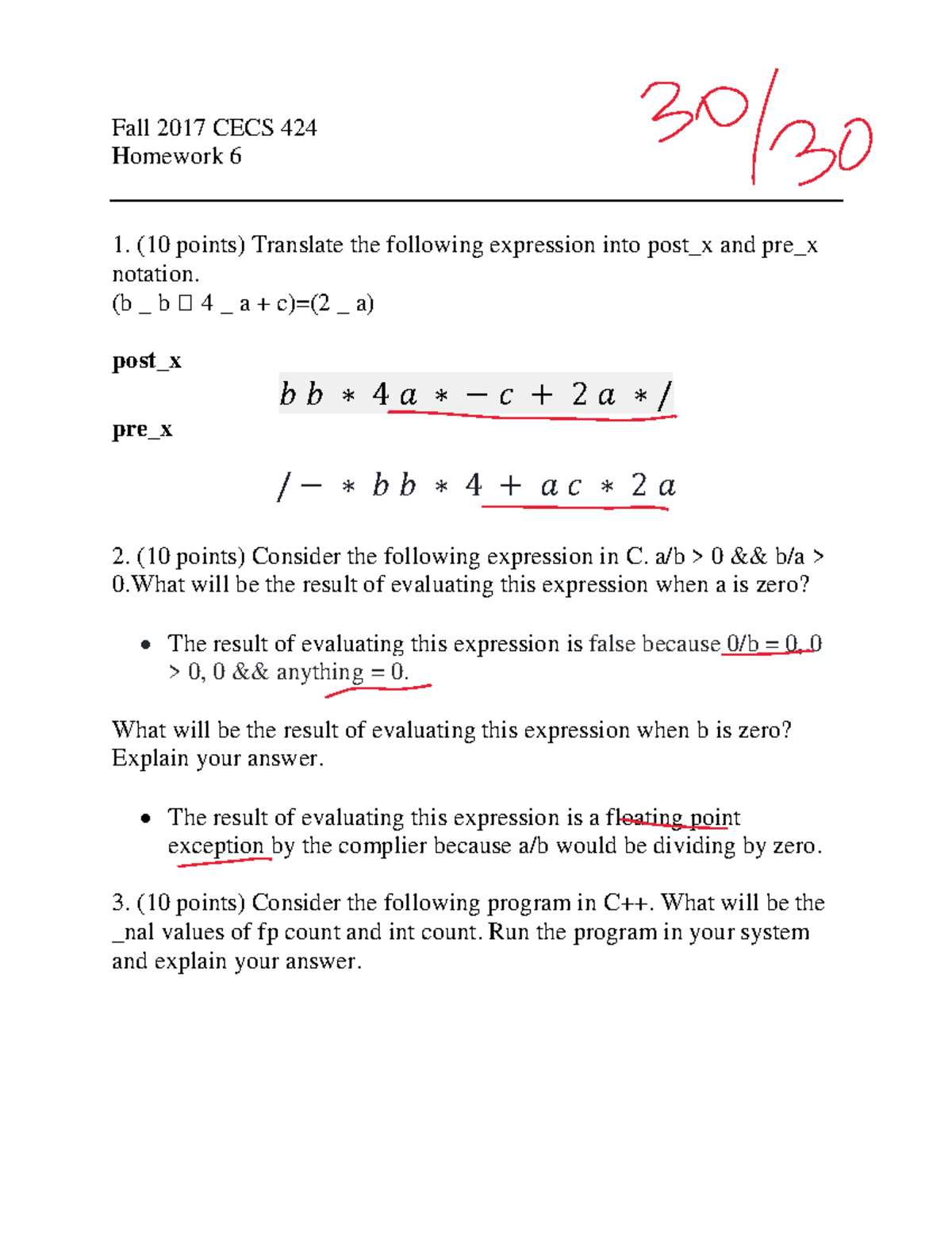 Homework 6 answer - DR. JU CHEOL MOON Office: ECS-532 Phone: 562.985.8370 Email: - Studocu