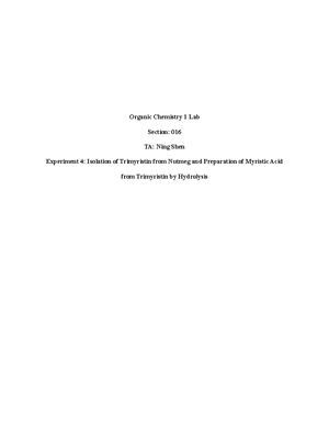 Orgo 2L exp 7 post-lab - Organic Chemistry 2 Lab Section: 021 ...