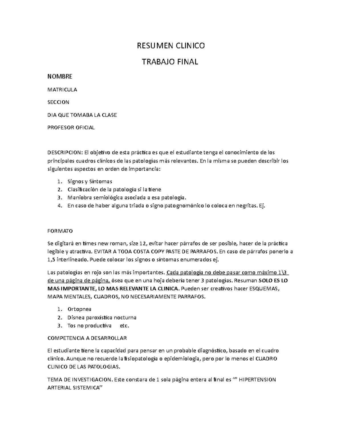 Resumen Clinico EN Semiologia Trabajo Final - RESUMEN CLINICO TRABAJO ...