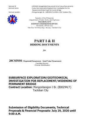 Problem SET C - PROBLEM SET B: Identify the appropriate sampling procedure appropriate for the ...