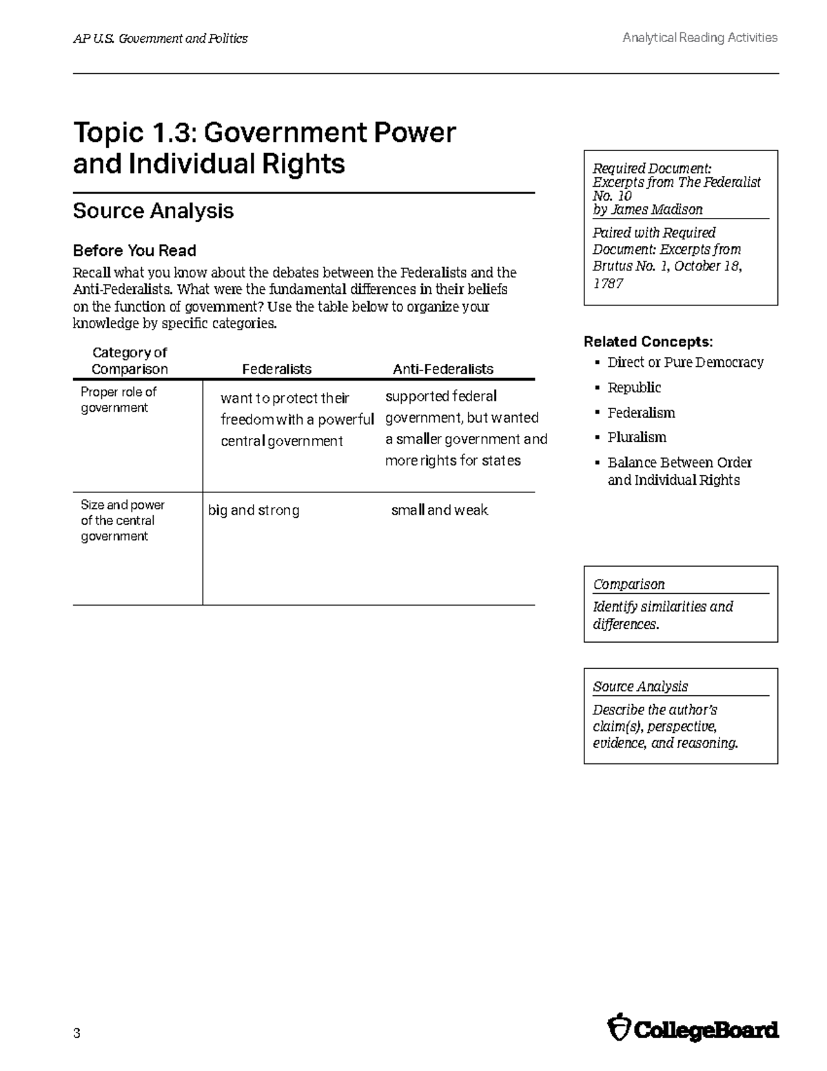 Federalist 10 Analysis - Studocu