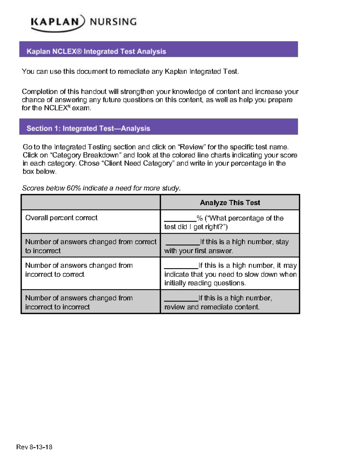 Student Remediation Tool - You can use this document to remediate any ...