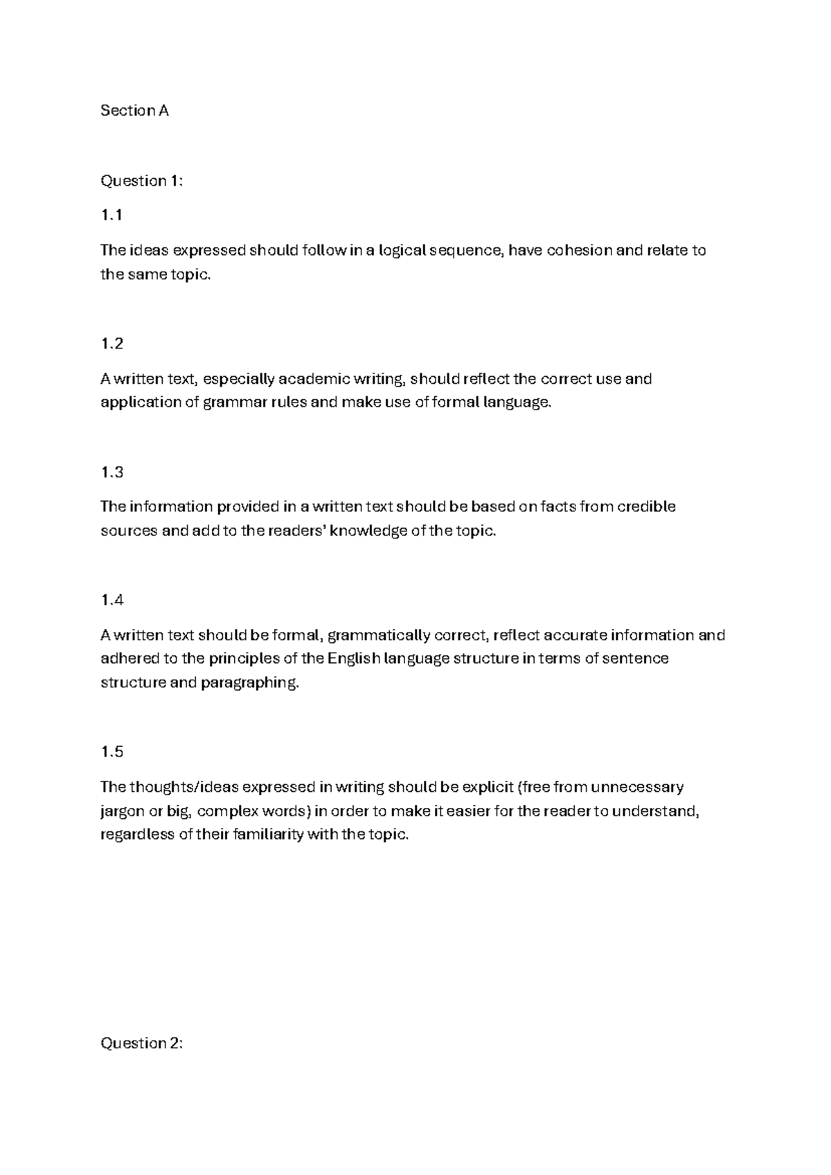 CDE3701 Assessment 3 - Section A Question 1: 1. The ideas expressed ...