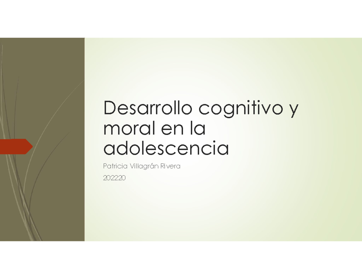 Adolescencia. Desarrollo cognitivo y moral - Desarrollo cognitivo y moral en la adolescencia ...