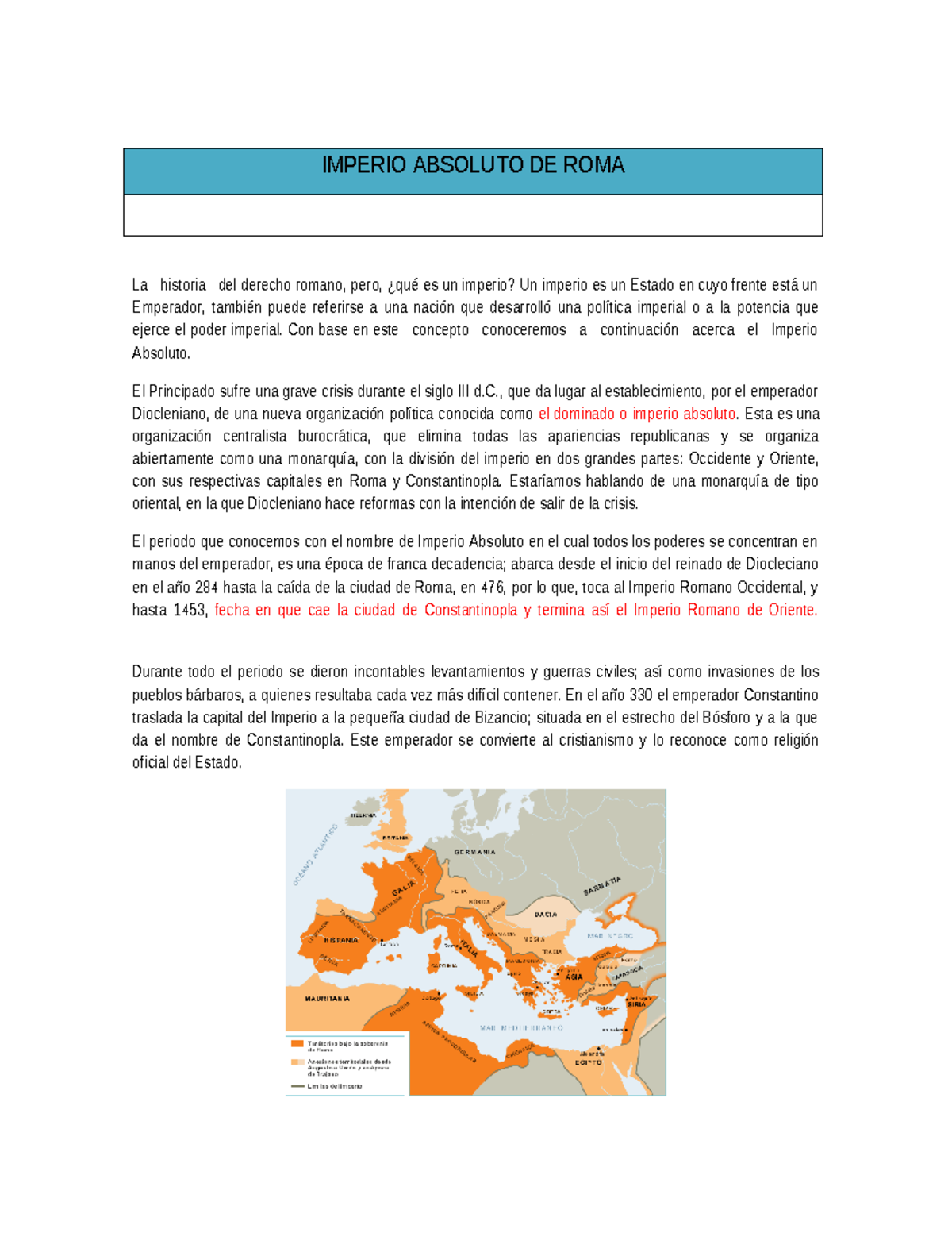 Imperio Absoluto DE ROMA - IMPERIO ABSOLUTO DE ROMA La historia del ...