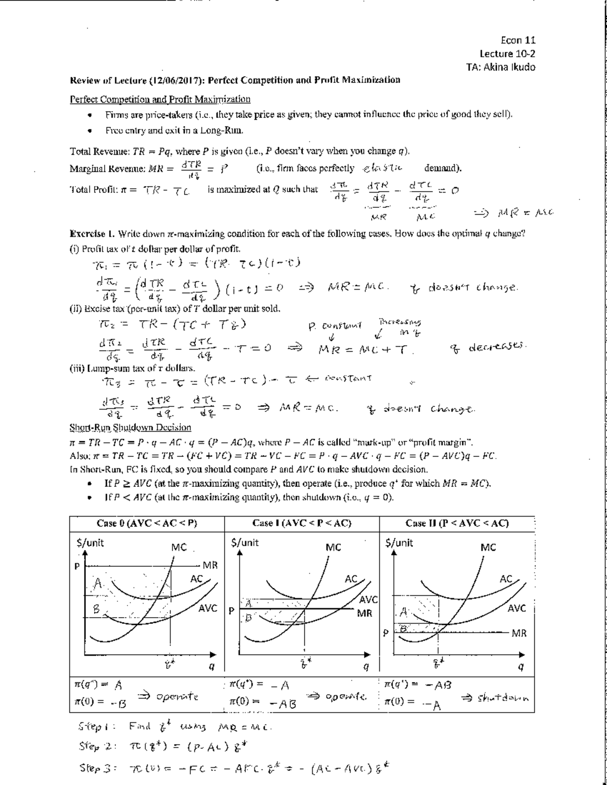 Lecture 10-2 Solution - McDevitt - Econ 11 - Studocu