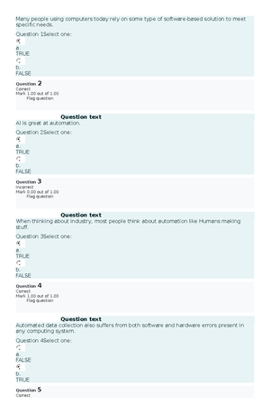 CYBS 1st - source 1st quarter - Started on Wednesday, 18 October 2023, 2:53 PM State Finished ...