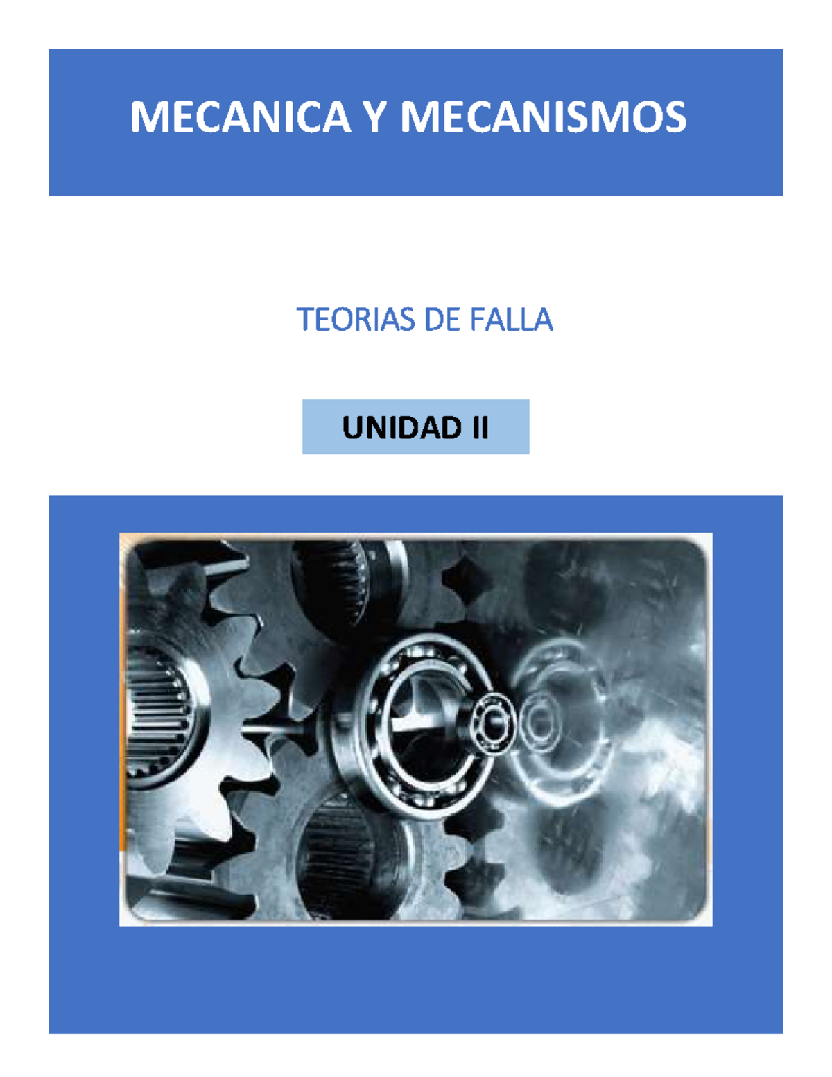 2 - Teoria DE Fallas - Warning: TT: undefined function: 32 TEORIAS DE FALLA MECANICA Y ...