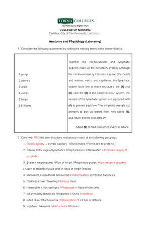 Ray Diagram Activity - Lessons on lenses - Name: Date: Grade Section ...