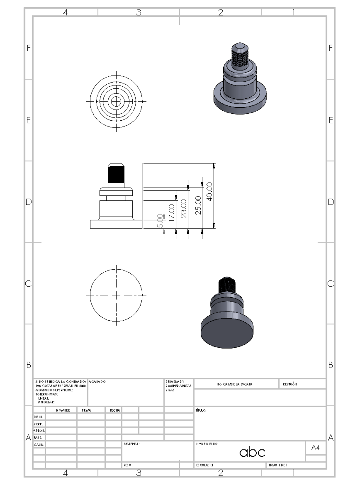 Abc - buen dibujo - 5. 17. 23. 25. 40. A A B B C C D D E E F F 4 4 3 3 ...