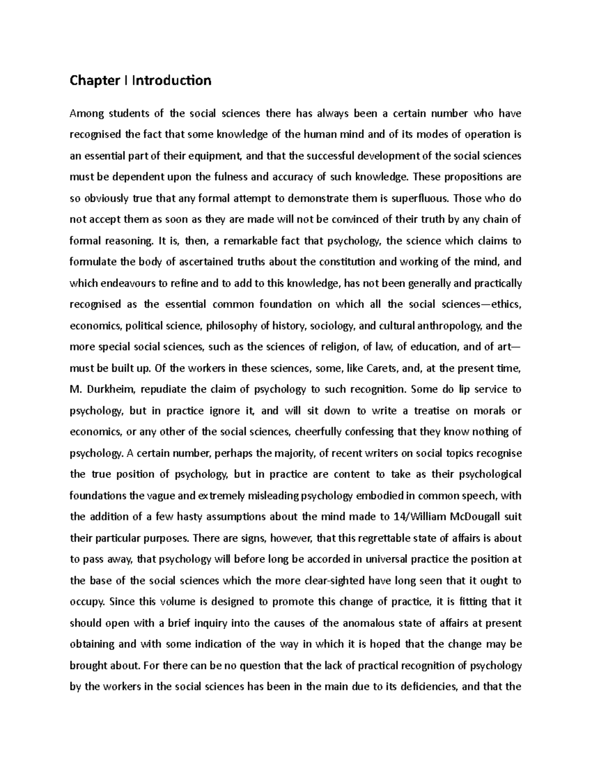 Chapter I Introduction - Chapter I Introduction Among students of the ...