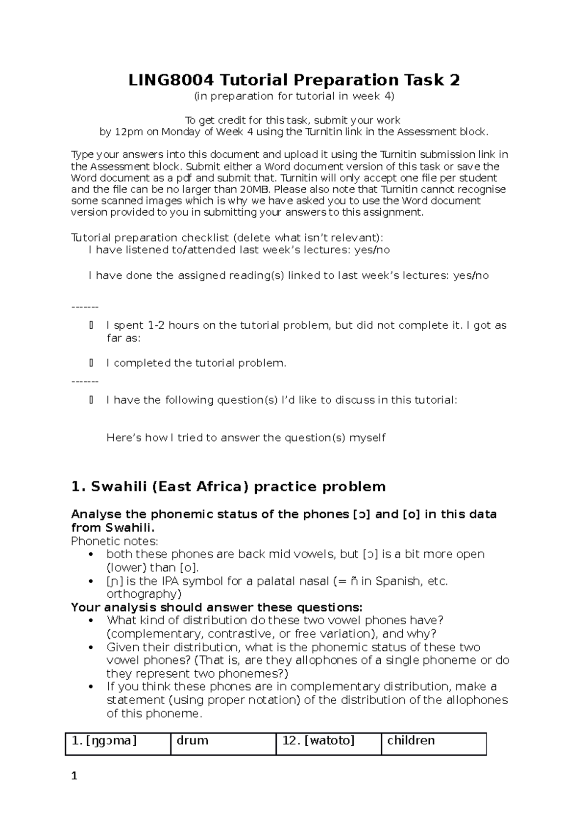 TASK 3 - SOLVE TASK - LING8004 Tutorial Preparation Task 2 (in ...