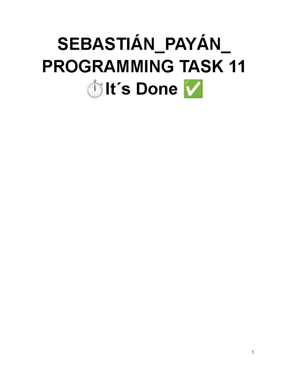 TAREA DE PROGRAMACIÓN 11 TERCERA EVALUACIÓN Programming TASK 11 ...