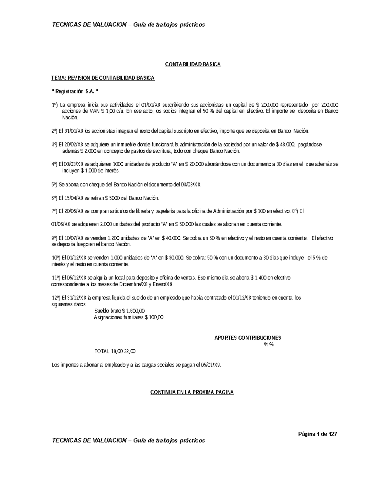 Guia de trabajos practicos - TECNICAS DE VALUACION – Guía de trabajos ...
