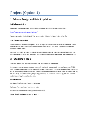 Database Systems EE4791 - NTU - StuDocu