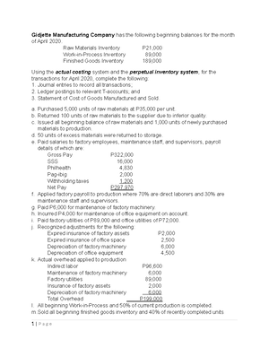 AIS Chapter 7 Notes - CHAPTER 7: CONVERSION CYCLE 3 MAIN SUBSYSTEM OF ...
