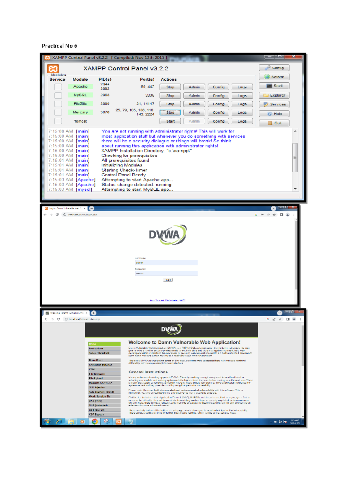 EH prac6 - noting - Master of information technology - Practical No - Studocu