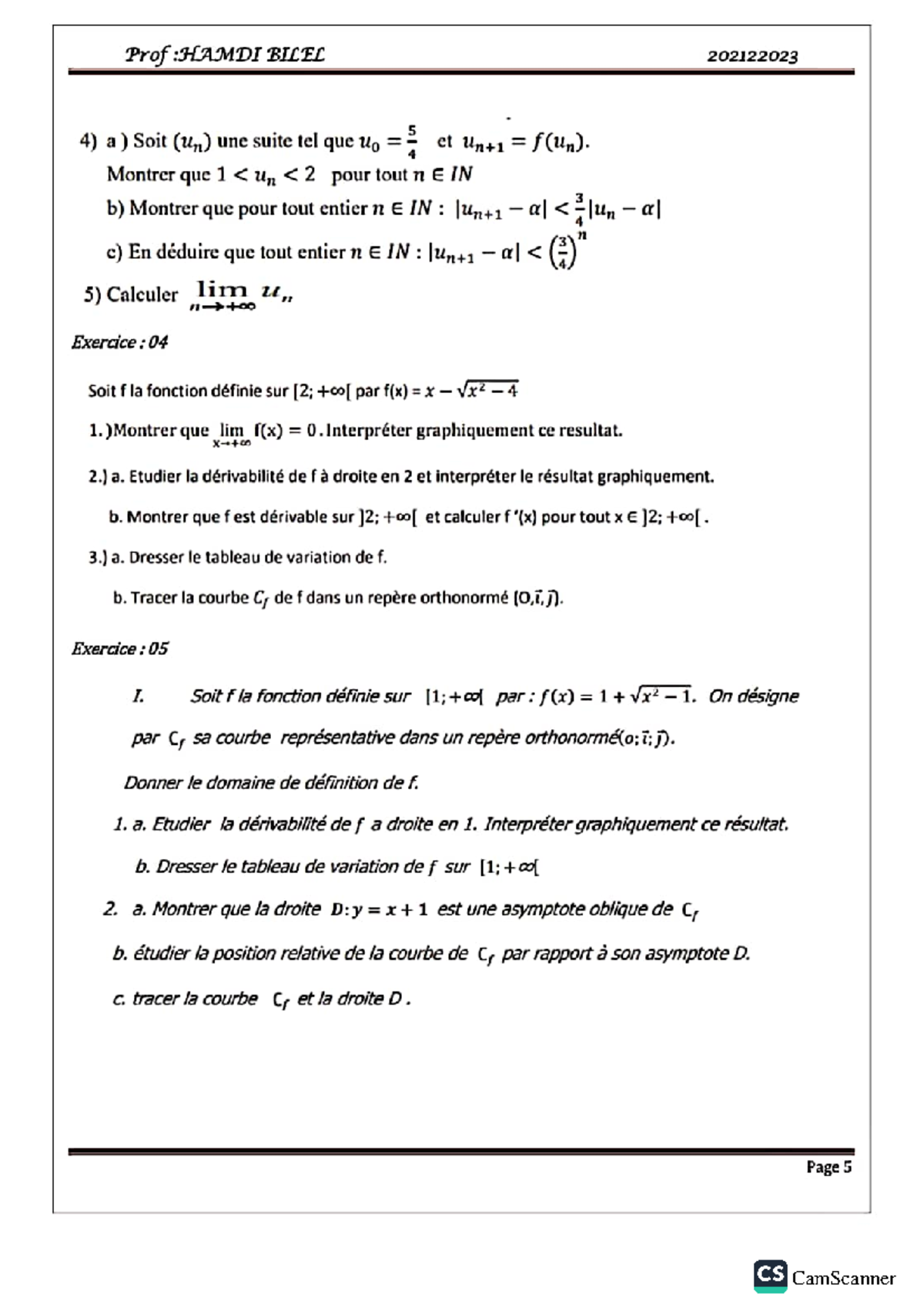 Cours math 2 - Analyse mathématique - Studocu