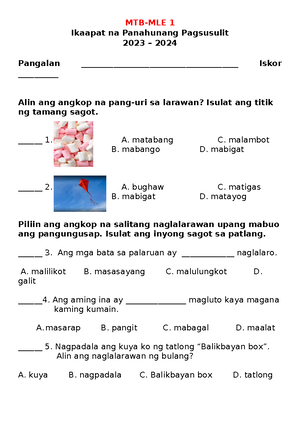 COT Visual AIDS - Elementary Education - Studocu
