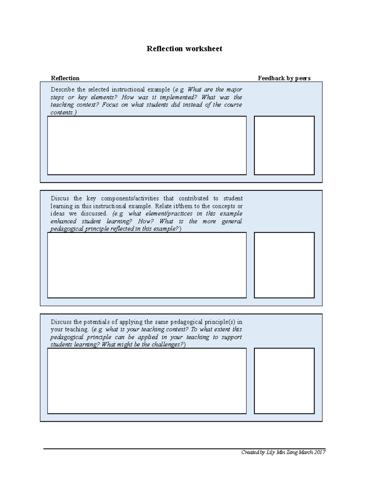 6989c20751 dbd712edbc159bba0bedbd Reflection-worksheet - Reflection ...