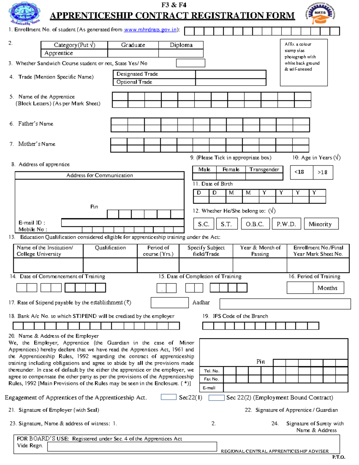 NATS or BOPT Form - oufoufpucipcipcicipcipcip - Male Female Transgender ...