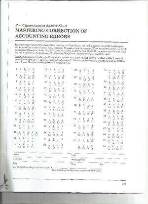 D103 Practice Set of 40 Questions for Inventory Multiple - Inventory 1 ...