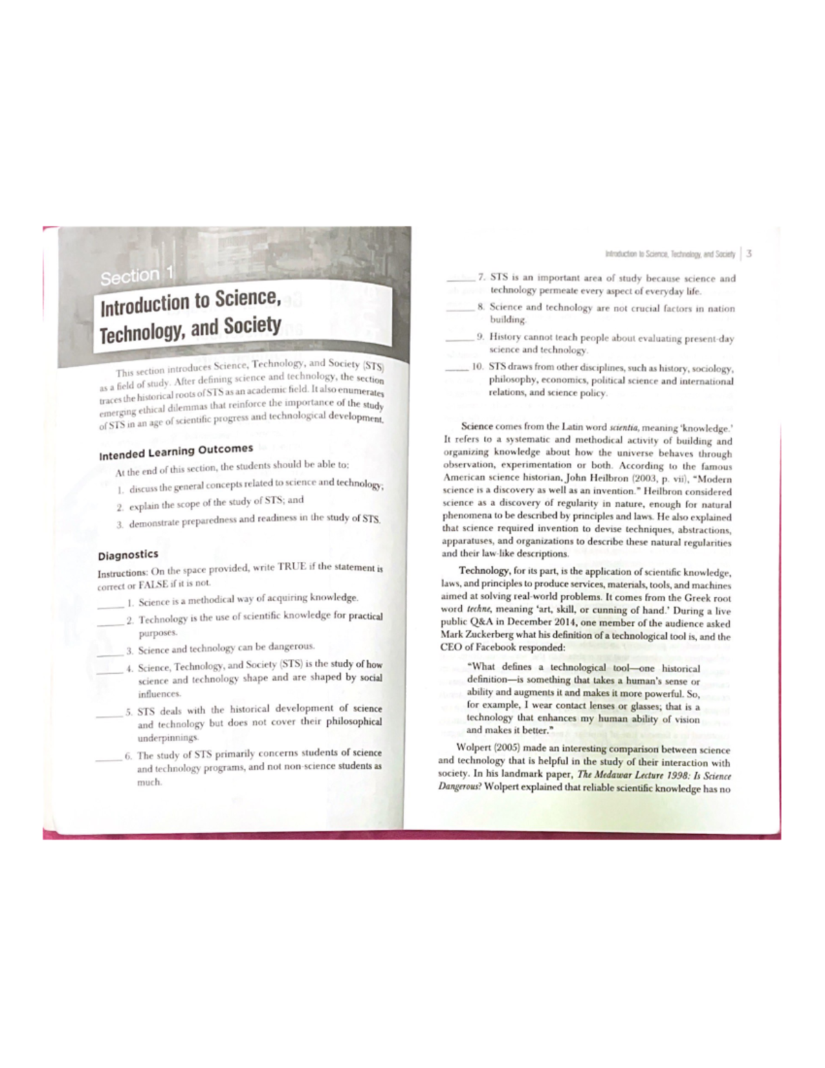 UNIT 1 Chapter 1 - CONTEMPORARY WORLD - Bachelor of Science in Information Technology - Studocu