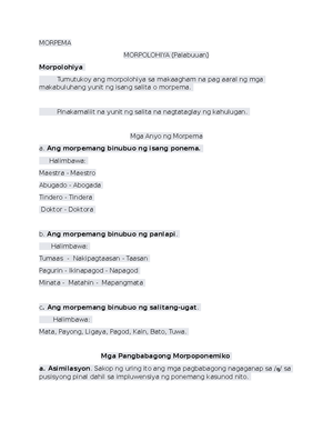 Paghahambing na magkatulad at di magkatulad - MGA PAHAYAG SA ...