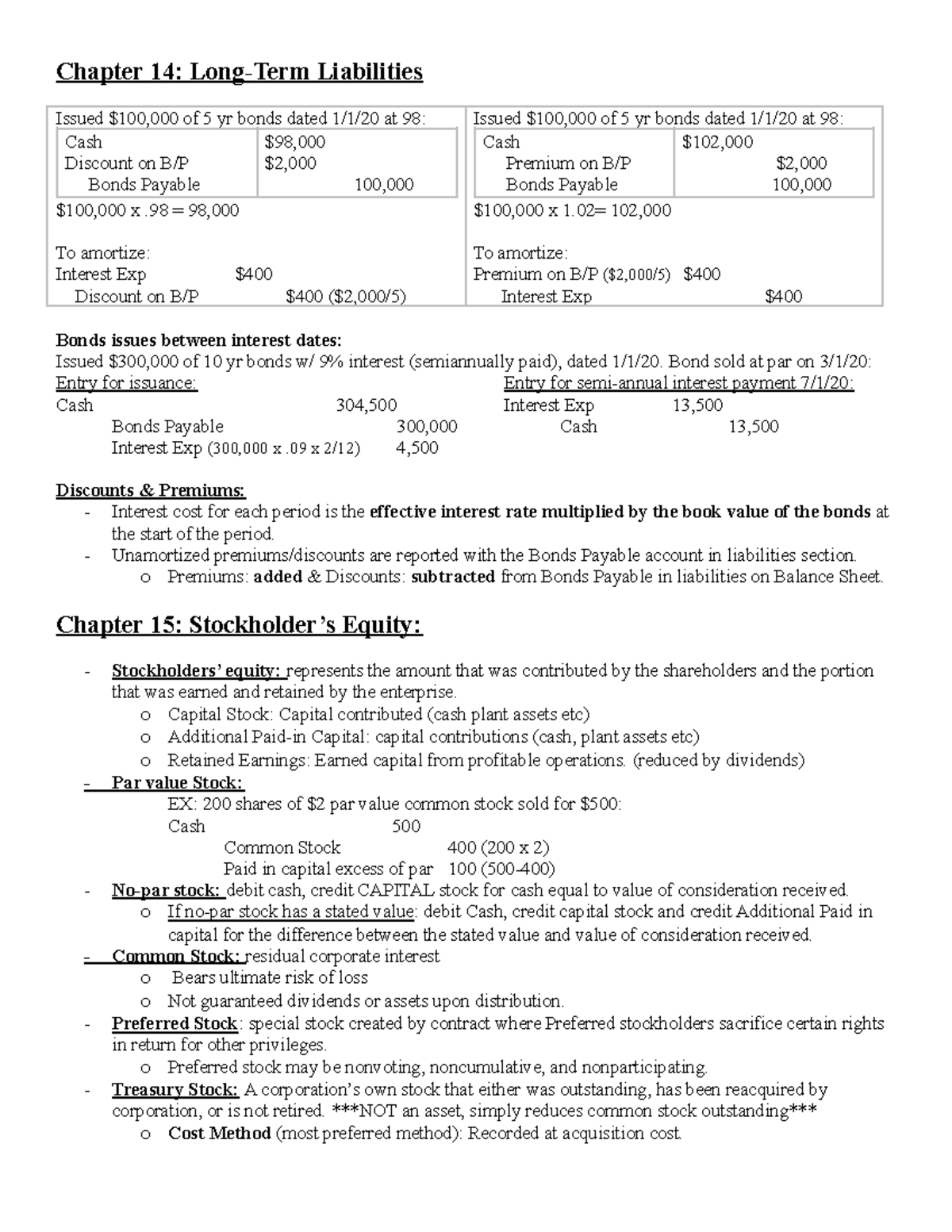 Final Study Guide Accounting notes and powerpoint for studying with ...