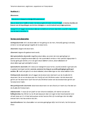 Verslag drie werelden model leerjaar 1 (beoordeling: 9) - Inhoudsopgave ...