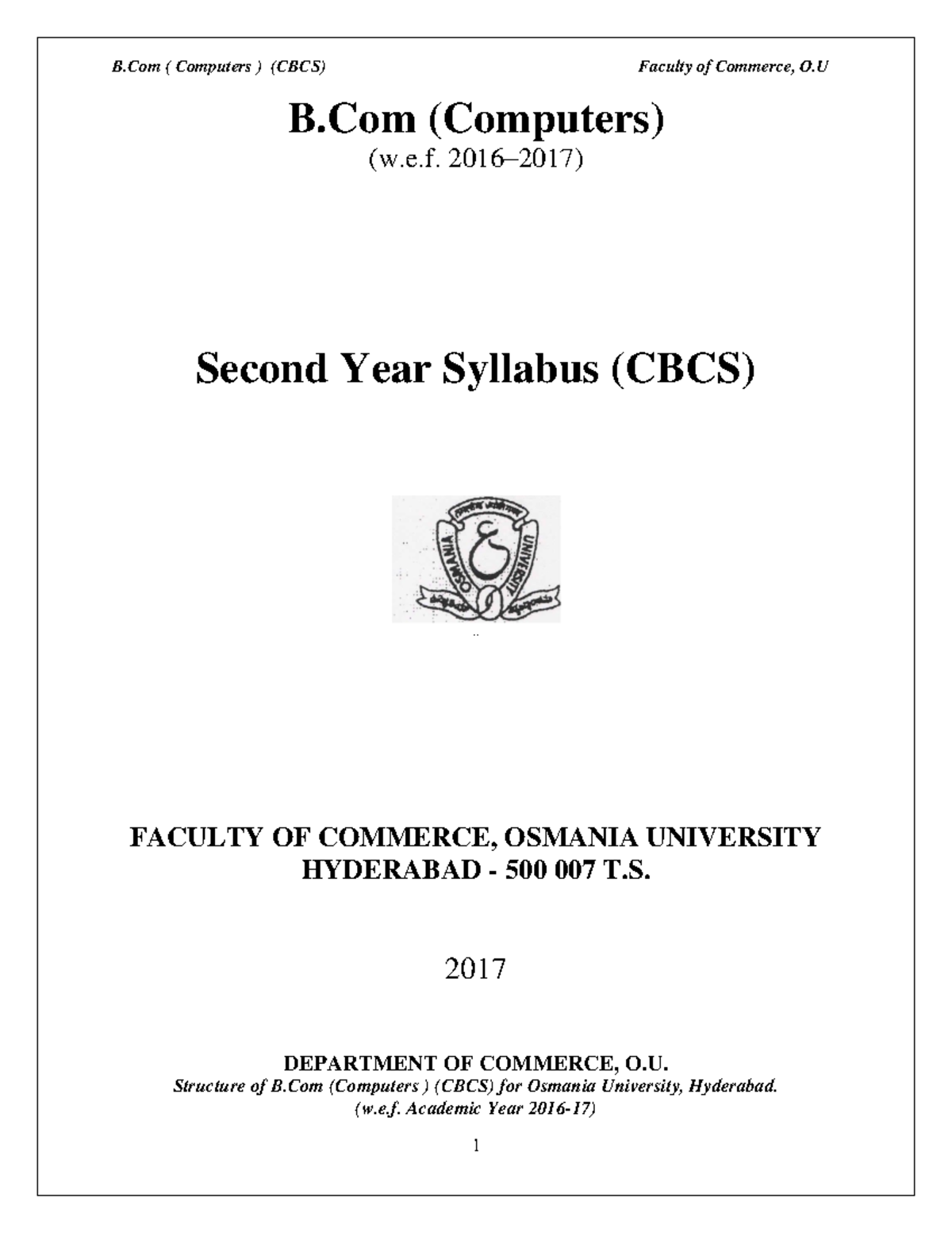 B.Com. (Computers) - Practical - B (Computers) (w.e. 2016–2017) Second ...