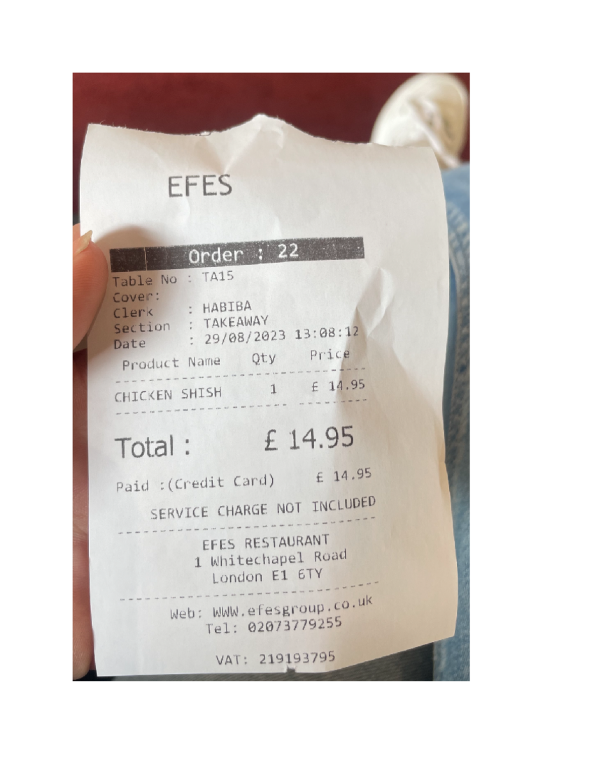 US1046 Receipts MA - hiiii - Studocu